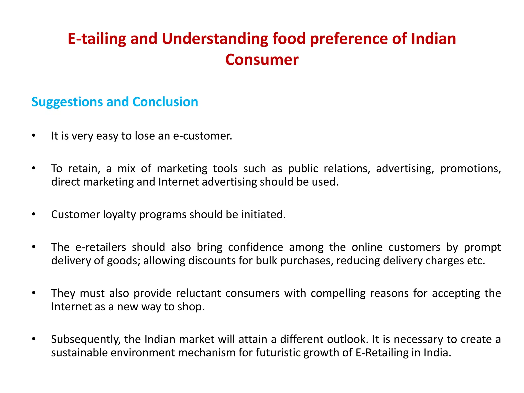 ABM910 4. E-tailing and Understanding food preference of Indian ...