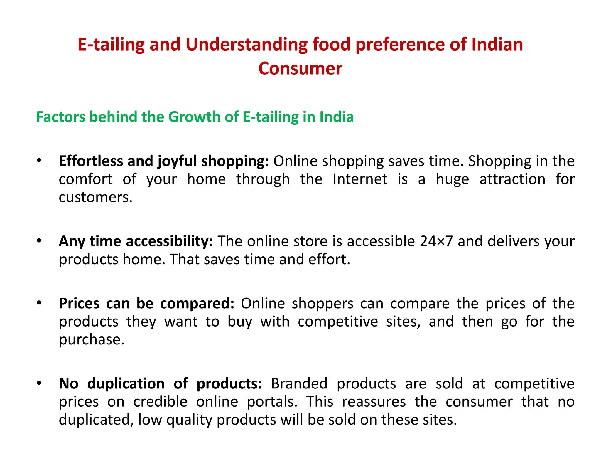 ABM910 4. E-tailing and Understanding food preference of Indian ...