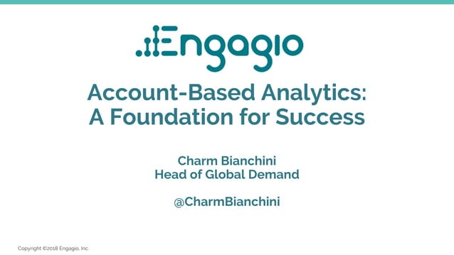 Account-Based Analytics: A Foundation for Success | PPT