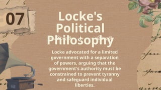 Life and works of John LOCKE in Philosophy | PPTX