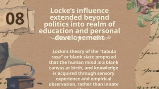 Life and works of John LOCKE in Philosophy | PPTX