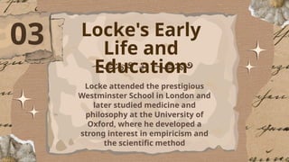 Life and works of John LOCKE in Philosophy | PPTX