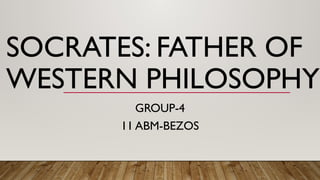 Life and works of Socrates in Philosophy | PPTX