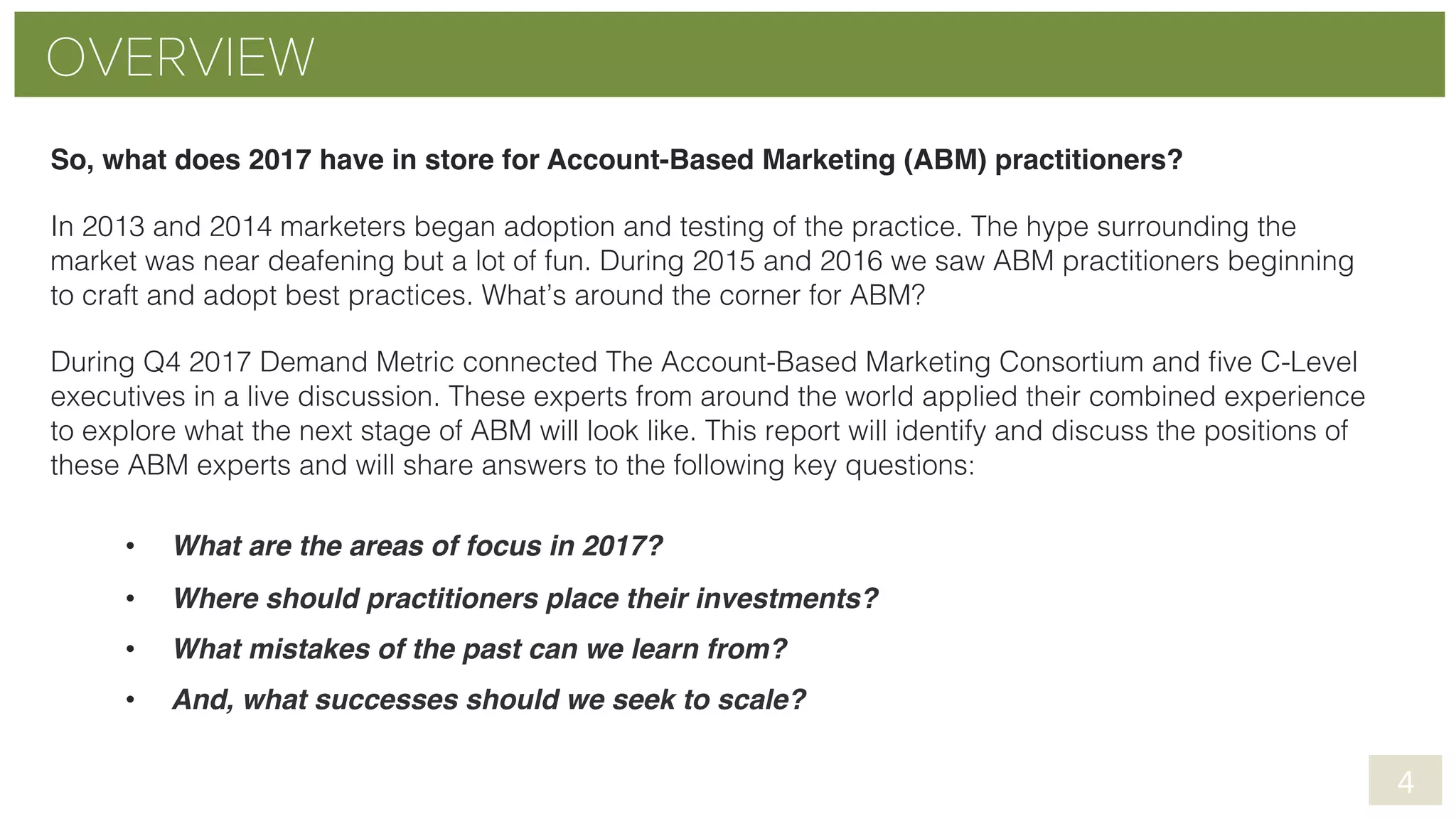 Account-Based Marketing - January 2017 | PDF