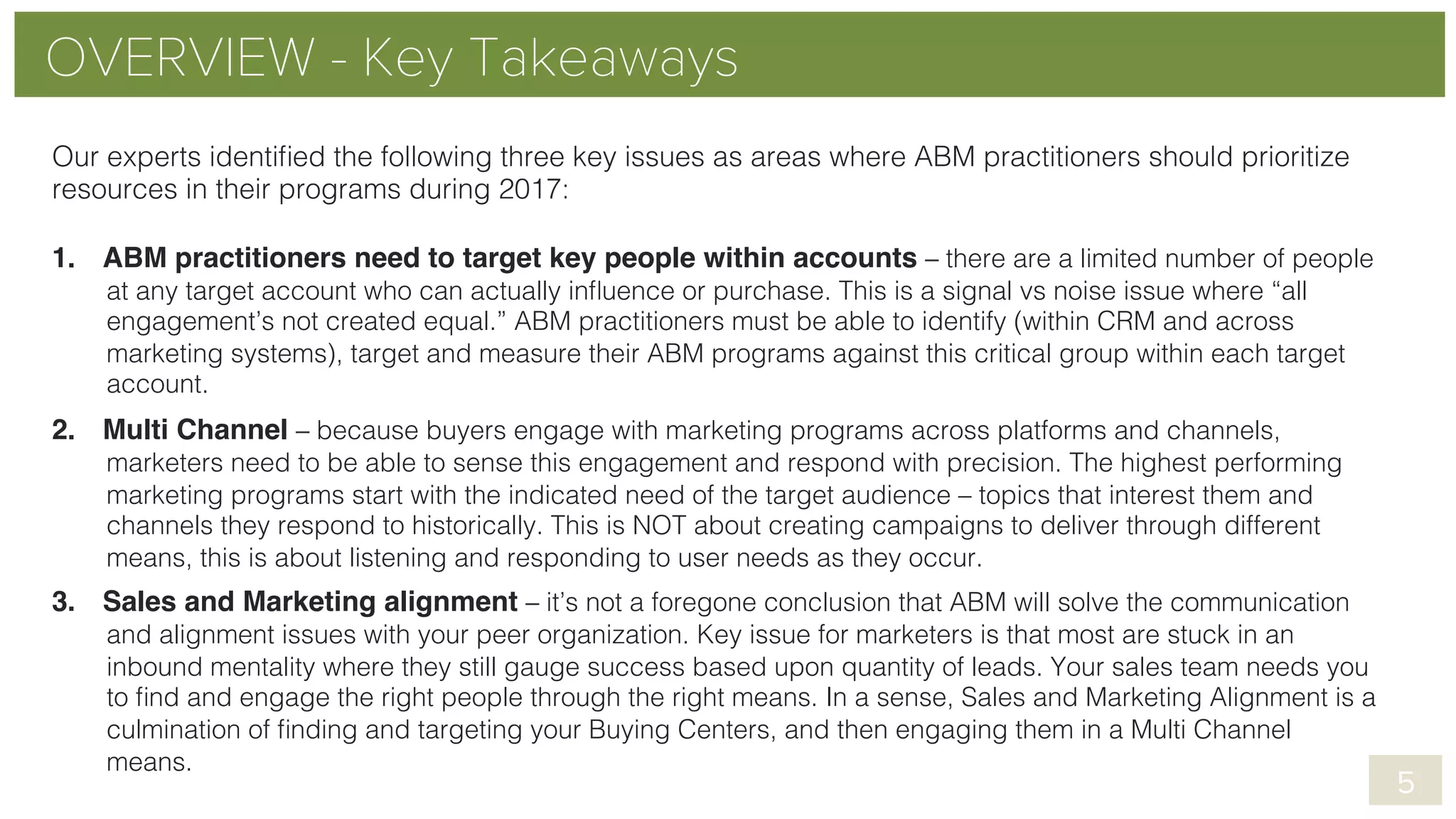 Account-Based Marketing - January 2017 | PDF