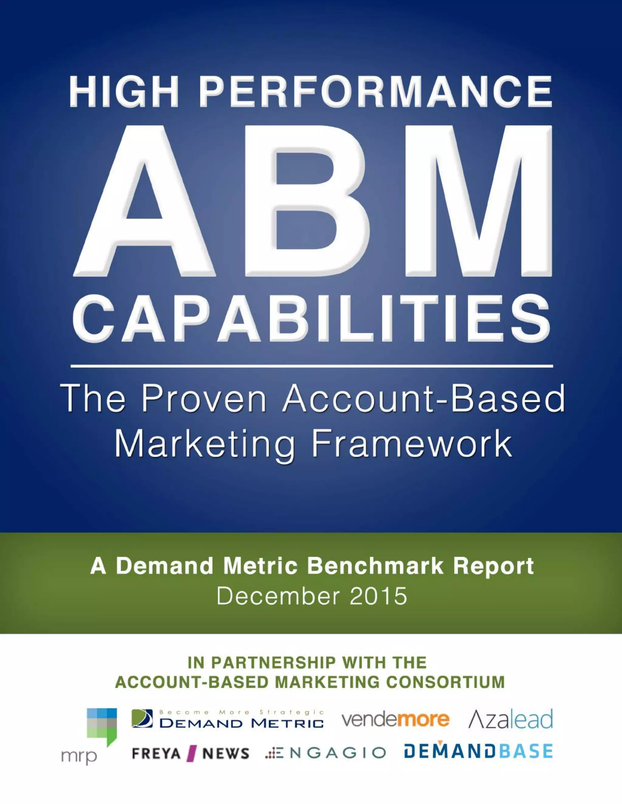 High Performance ABM Capabilities Benchmark Report | PDF