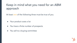 ABM Fundamentals with HubSpot | PDF