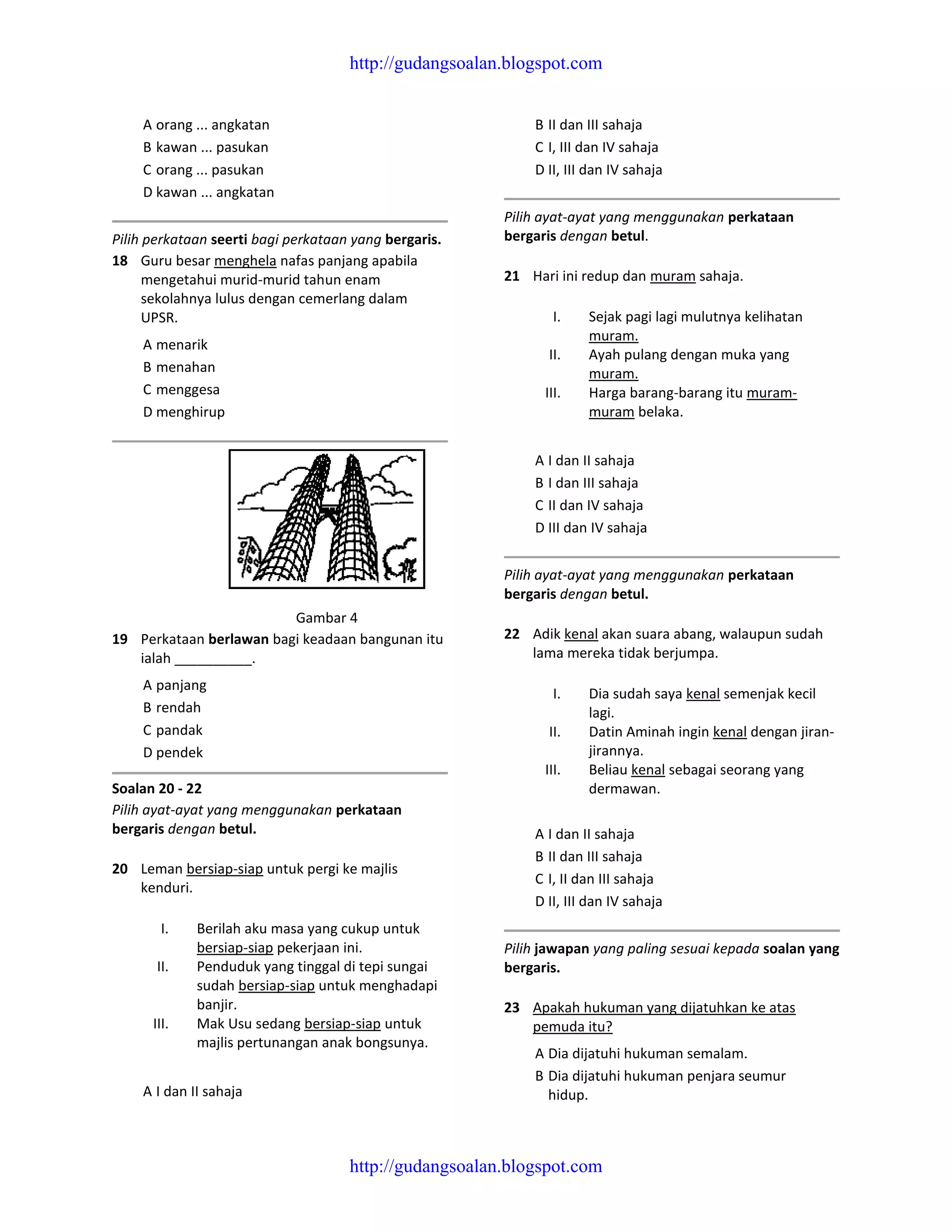 A bmk1 ujianupsr_set2_08 | PDF
