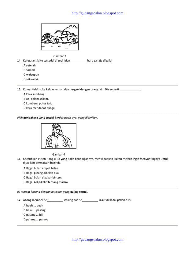 A bmk1 ujianupsr_set4_08 | PDF