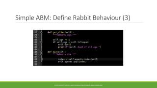 A Brief Introduction to Agent-Based Modelling | PPTX
