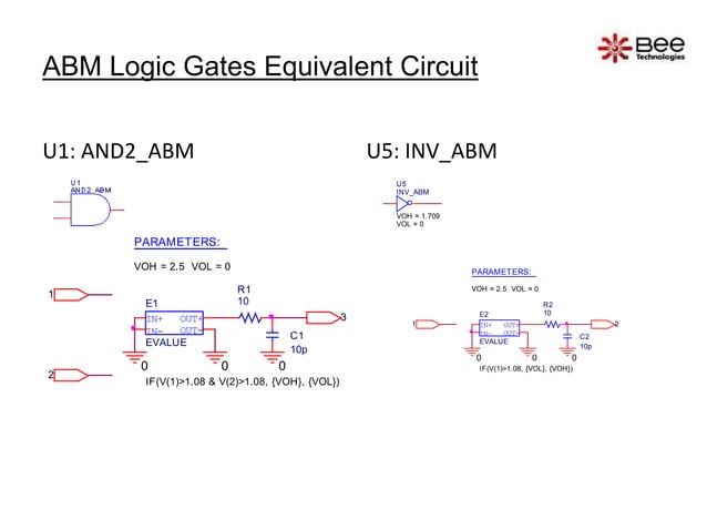 ABM Logic Gates Equivalent Circuit | PPT