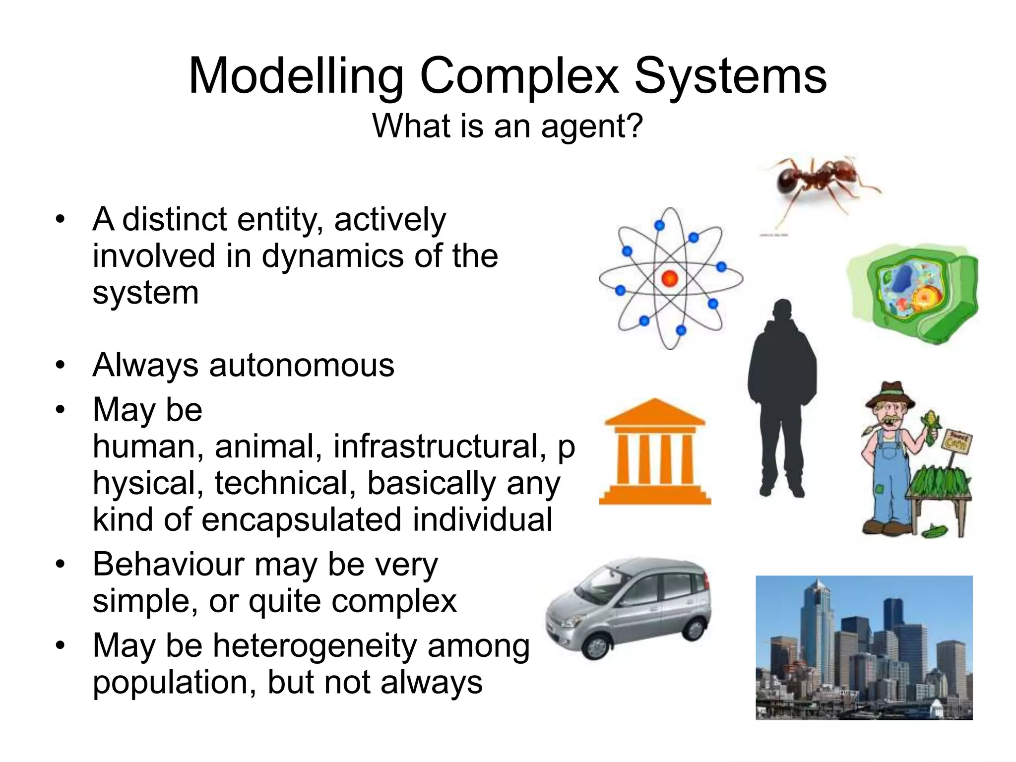 Introduction To Agent Based Modelling Pptx Physics Science