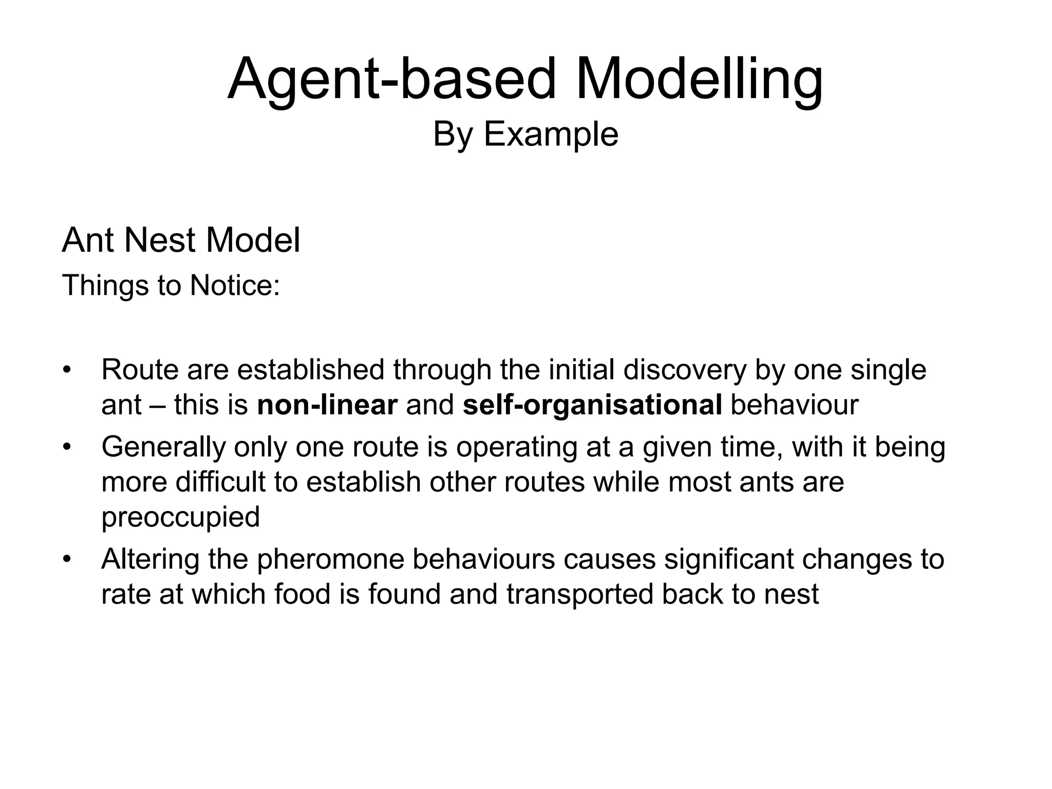 Introduction to Agent-based Modelling | PPTX