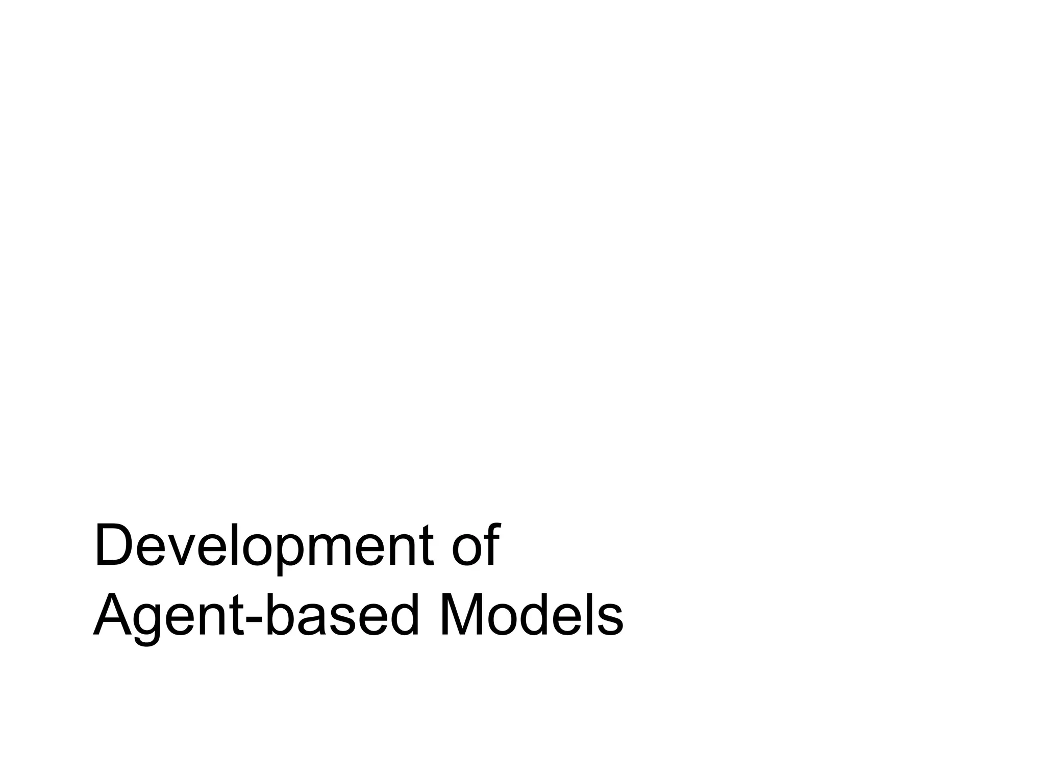 Introduction to Agent-based Modelling | PPTX