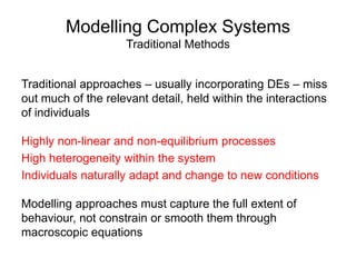 Introduction to Agent-based Modelling | PPTX