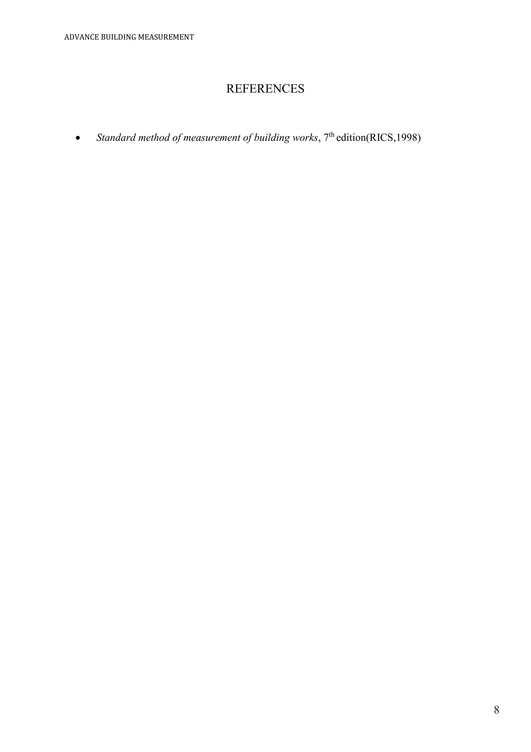 Advanced Building Measurement | PDF