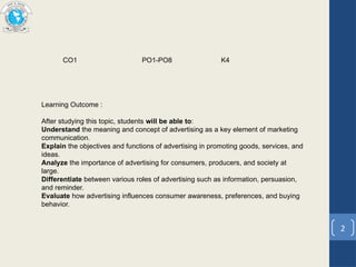 meaning and concept of advertising as a key element of marketing ...