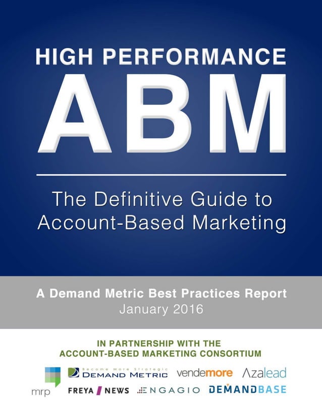 High Performance ABM Best Practices Report | PDF