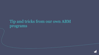 Running virtual ABM workshops | PPT