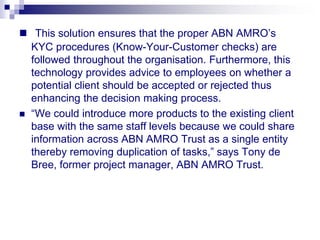 ABN AMRO E-LEARNINGAND CULTURE | PPTX