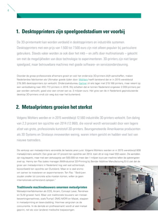 Nederlandse 3D-printing markt in 2017 | PDF