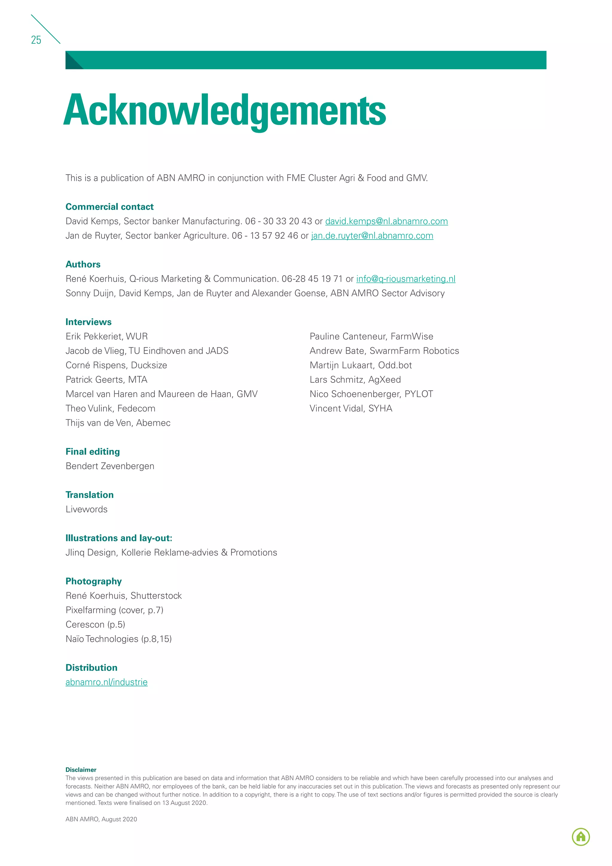 ABN AMRO AgriTech, Battle for agricultural robots begins, oct 2020 (en ...