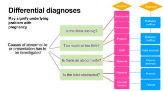 Abnormal lie & presentations; basic concepts | PPTX