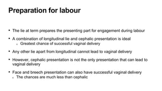 Abnormal lie & presentations; basic concepts | PPTX