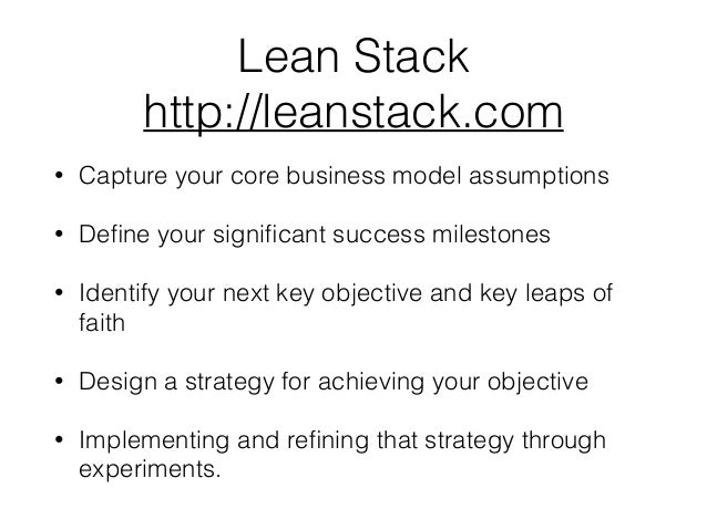 Lean Stack