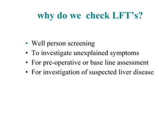 Abnormal LFT's | PPT