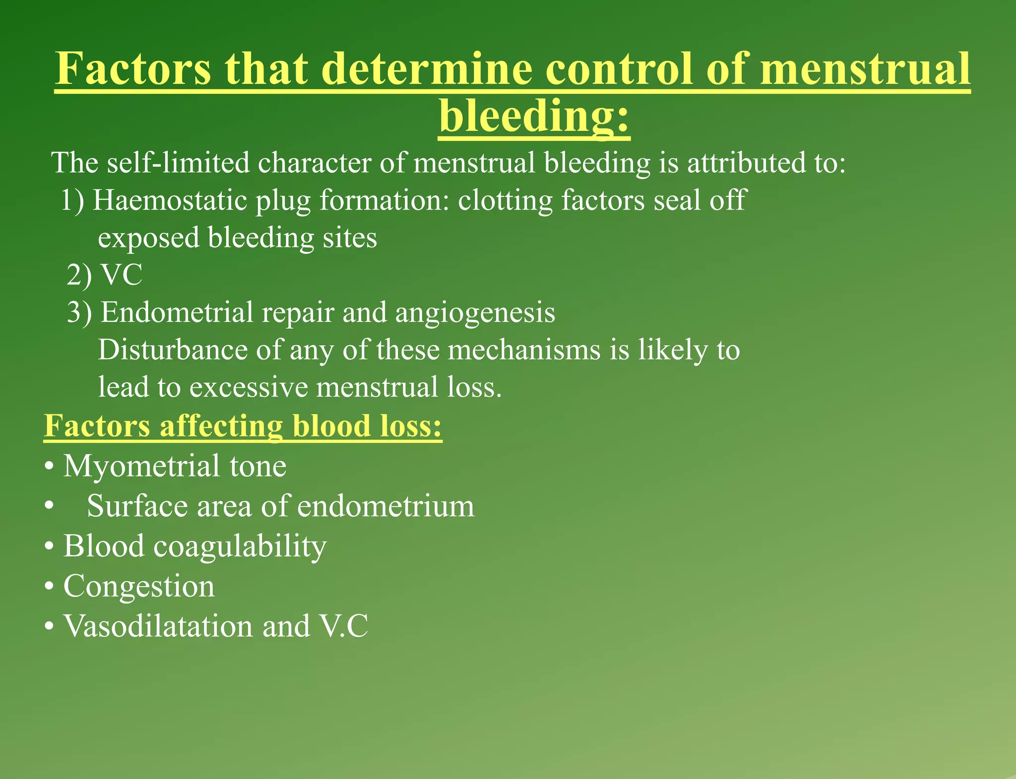 Dysfunctional uterine Bleeding is type of Abnormal bleeding from the ...