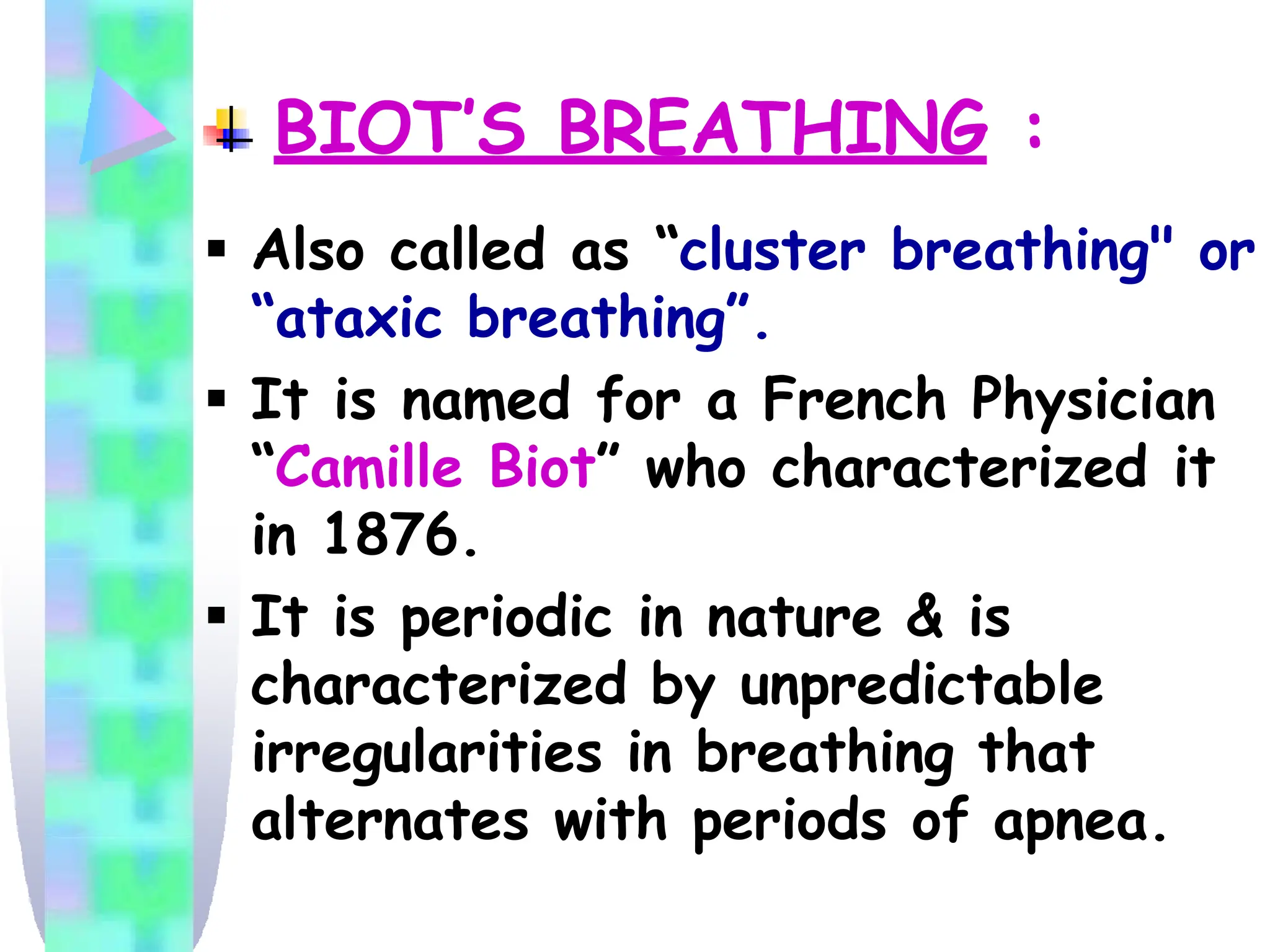 abnormal breathing patterns in respiratory system | PPTX