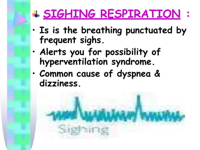 abnormal breathing patterns in respiratory system | PPTX | Lung and ...