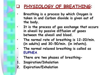 abnormal breathing patterns in respiratory system | PPTX