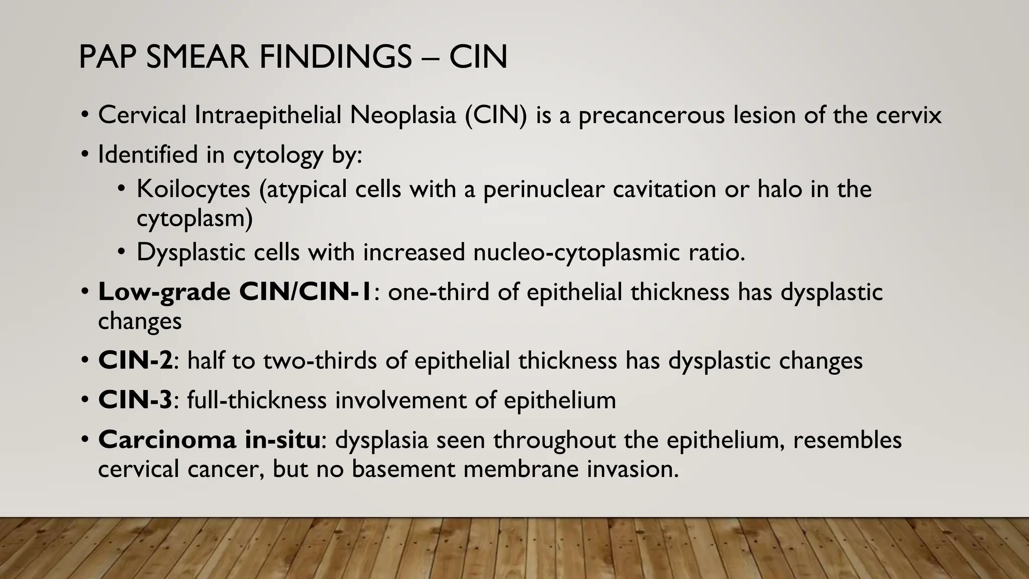 Abnormal Cervical Smear Presentation .pptx
