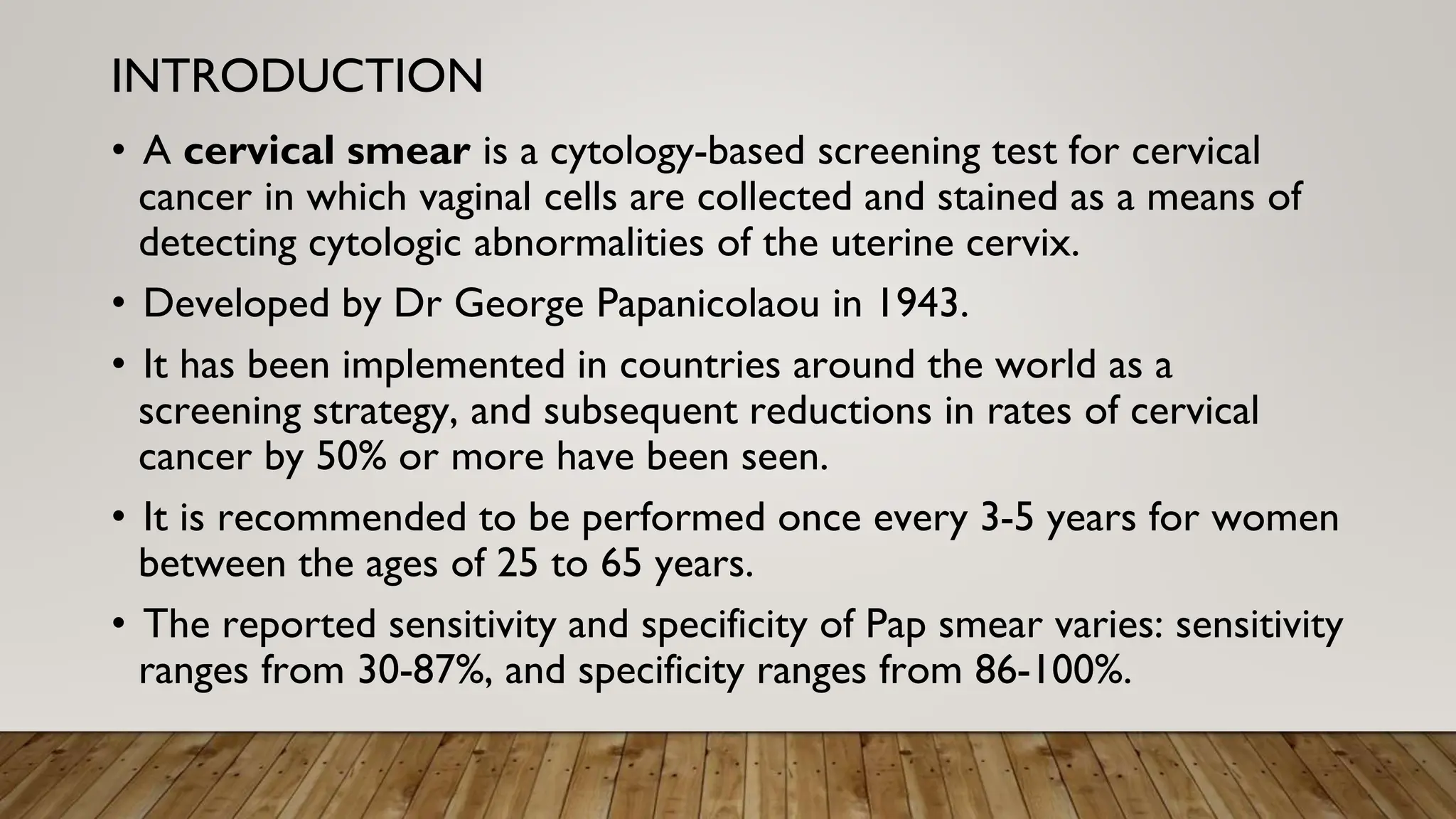Abnormal Cervical Smear Presentation .pptx