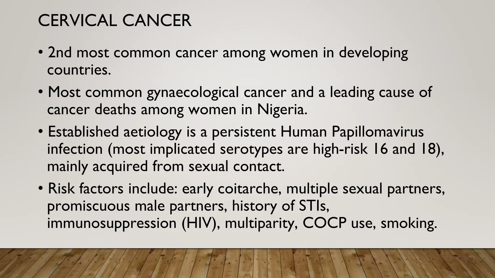 Abnormal Cervical Smear Presentation .pptx