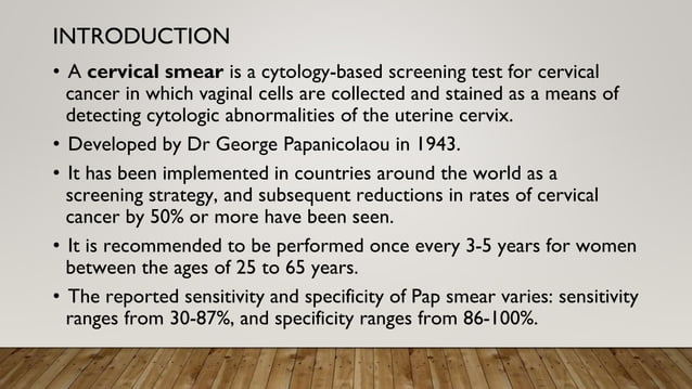 Abnormal Cervical Smear Presentation .pptx