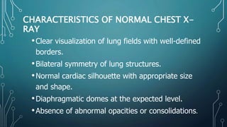 ABNORMAL CHEST XRAY in Icu care technology.pptx