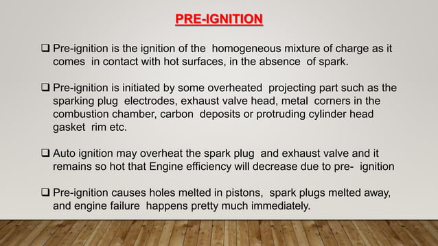 Abnormal combustion in si engines ppt ic engine | PPTX