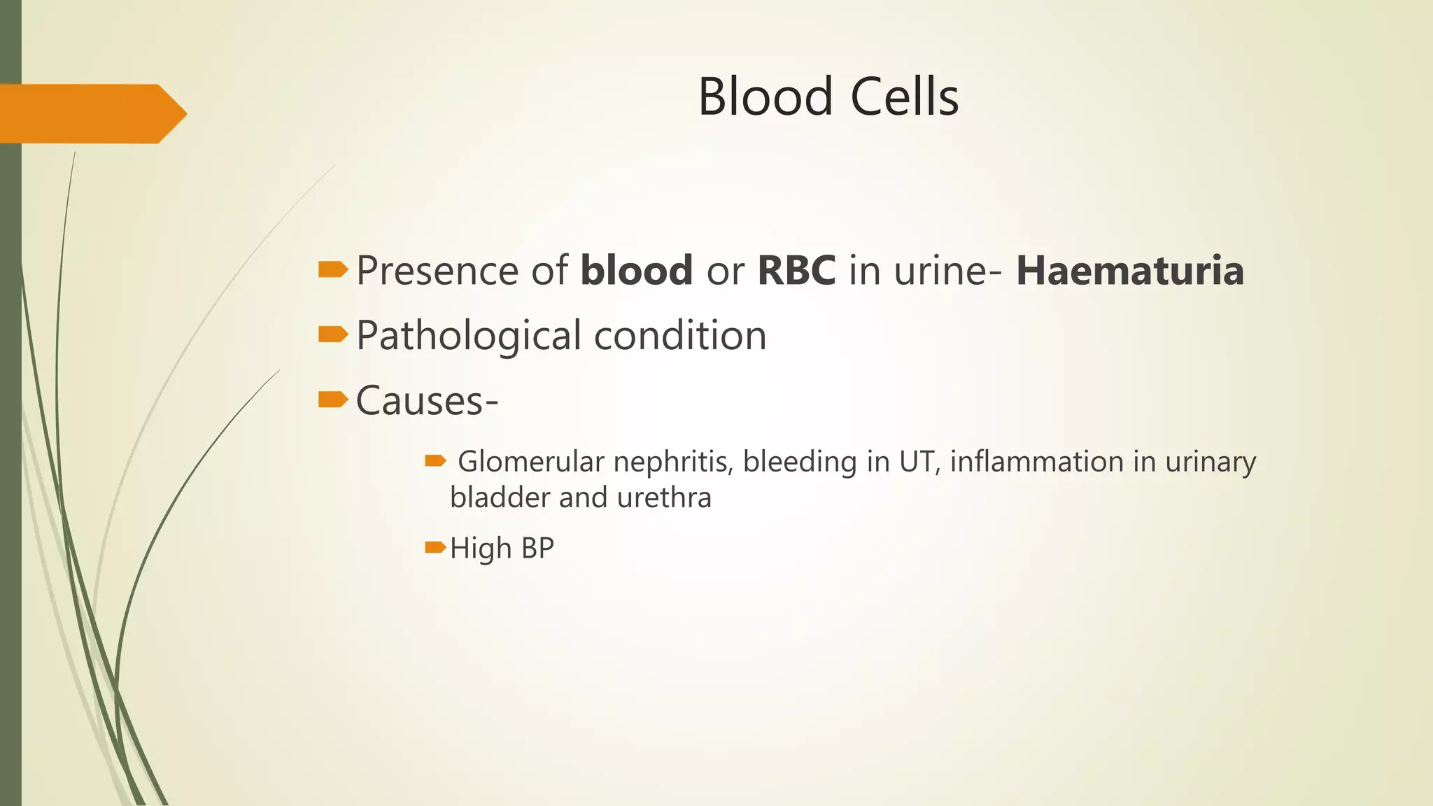 Abnormal constituents of human urine | PPTX