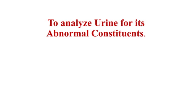 Detection of Abnormal constituents of urine.pptx