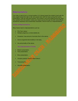 ABNORMAL DELIVERY | DOC