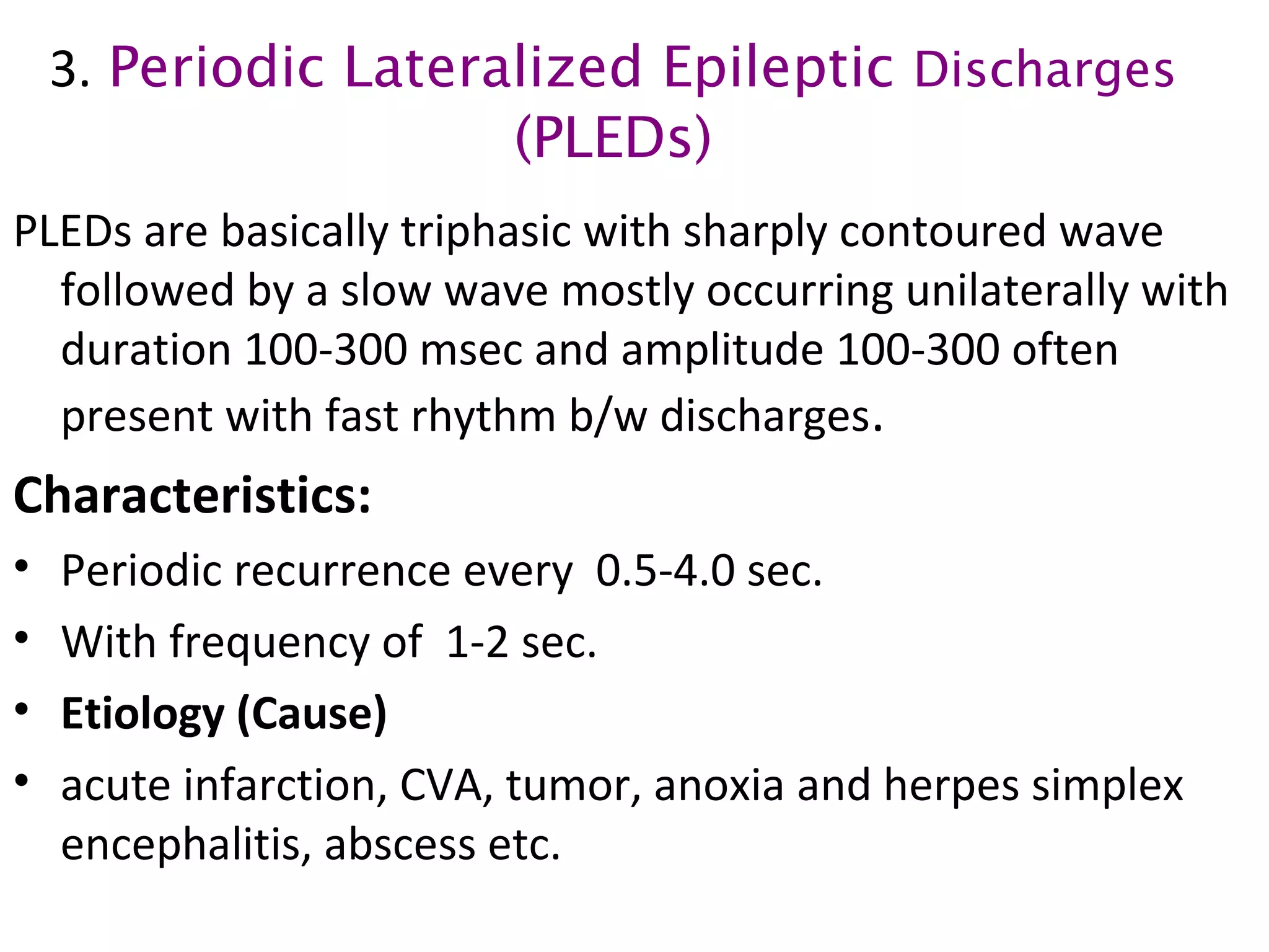 Abnormal EEG patterns | PPT