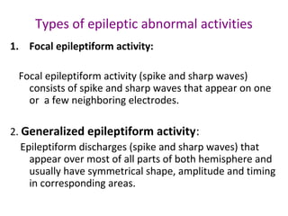 Abnormal EEG patterns | PPT
