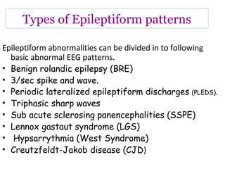 Abnormal EEG patterns | PPT