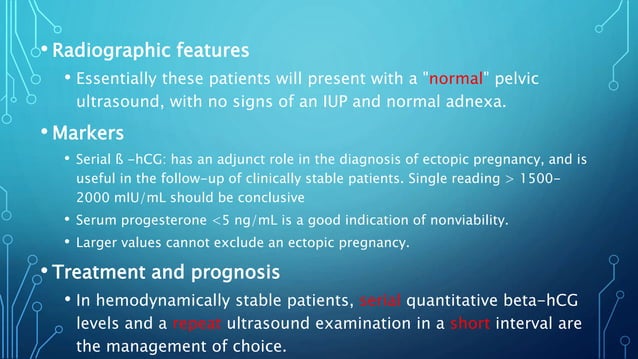 Abnormal first trimester scan | PPT