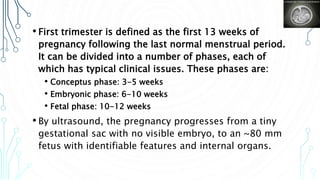 Abnormal first trimester scan | PPTX