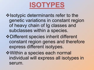 Abnormal immunoglobulins and immunoglobulin specificities (1) | PPTX