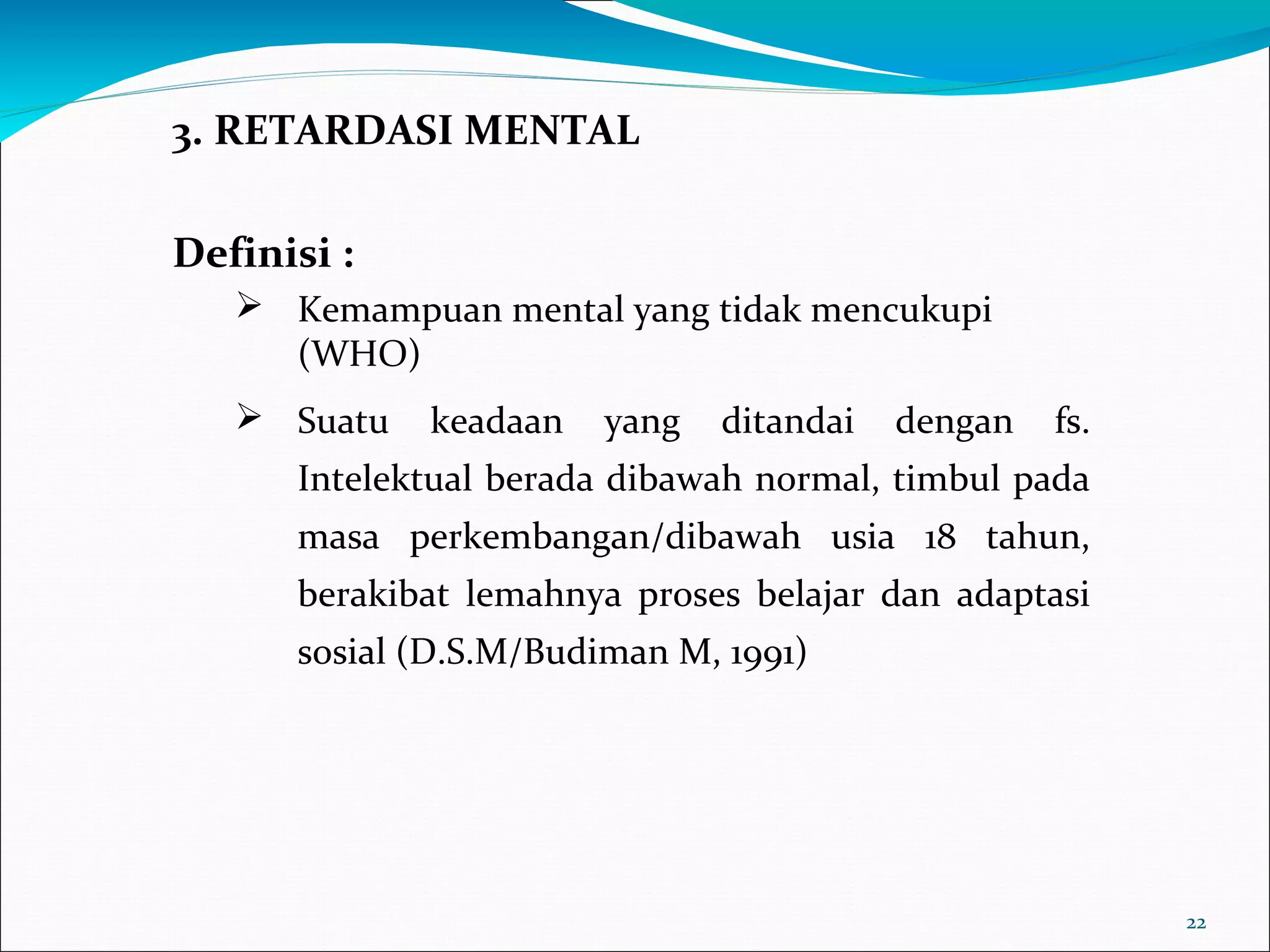 Abnormalitas pada-anak-autism-retardasi-mental1 | PPT